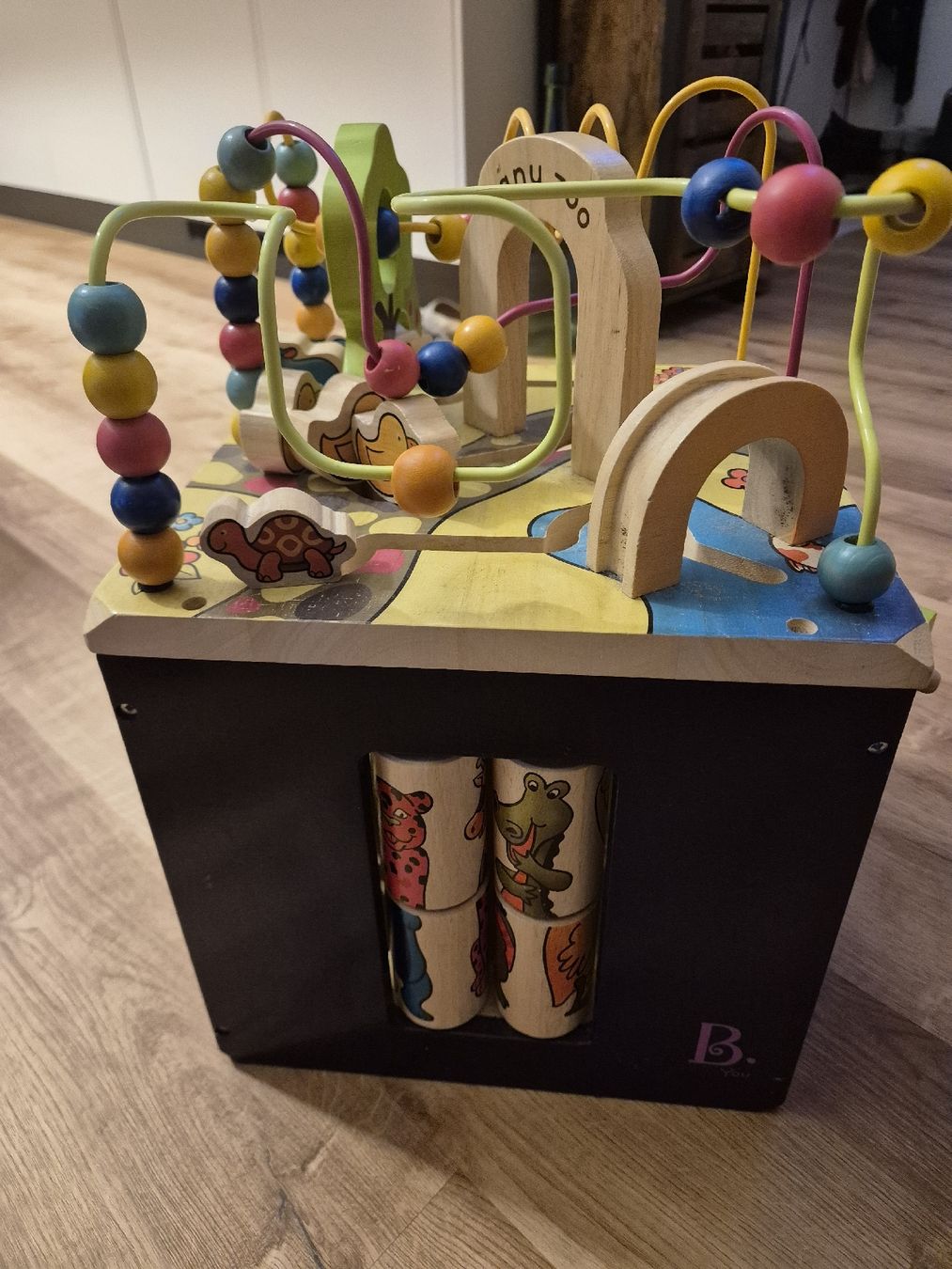 Zany Zoo Activity Cube aus Holz, Motorikwürfel - Top! (Gebraucht) in ...