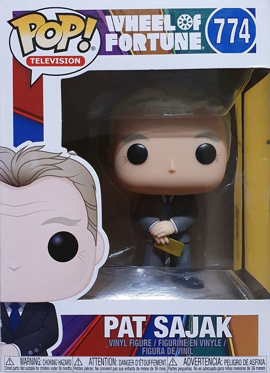 Funko Pop (774) Wheel of Fortune - Pat Sajak (Neu und originalverpackt ...