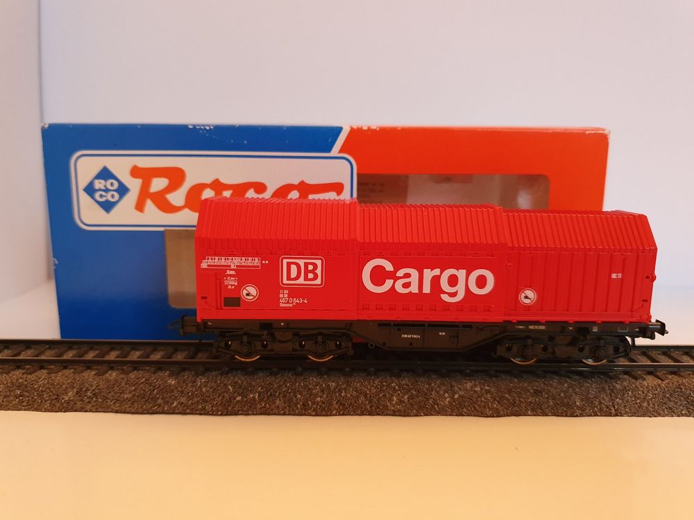 Teleskophaubenwagen / Shimmns 708 der DB-AG DB Cargo / 1:87 (Neu und ...