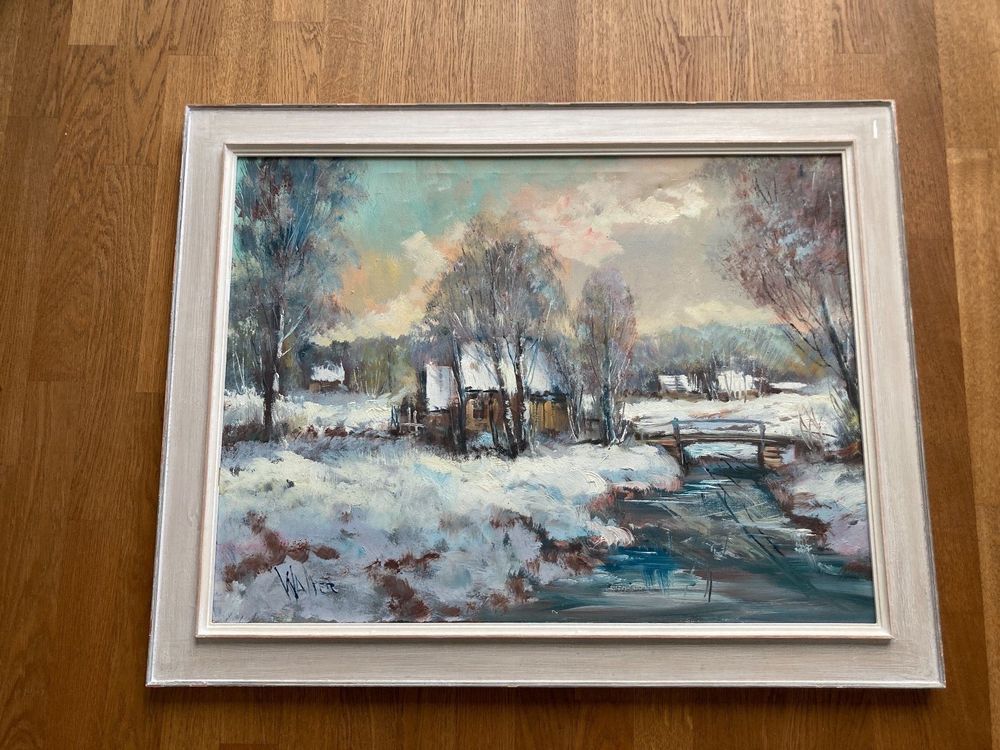 Ölbild C. Walter, München | Kaufen auf Ricardo