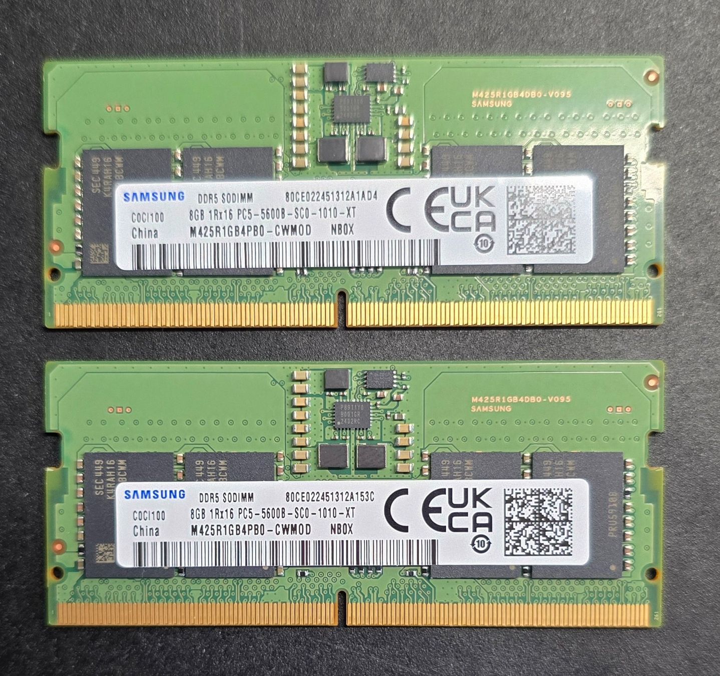 Samsung DDR5 SO>DIMM 16GB = 2x 8GB PC5 5600 Fabrikneu (Neu (gemäss ...