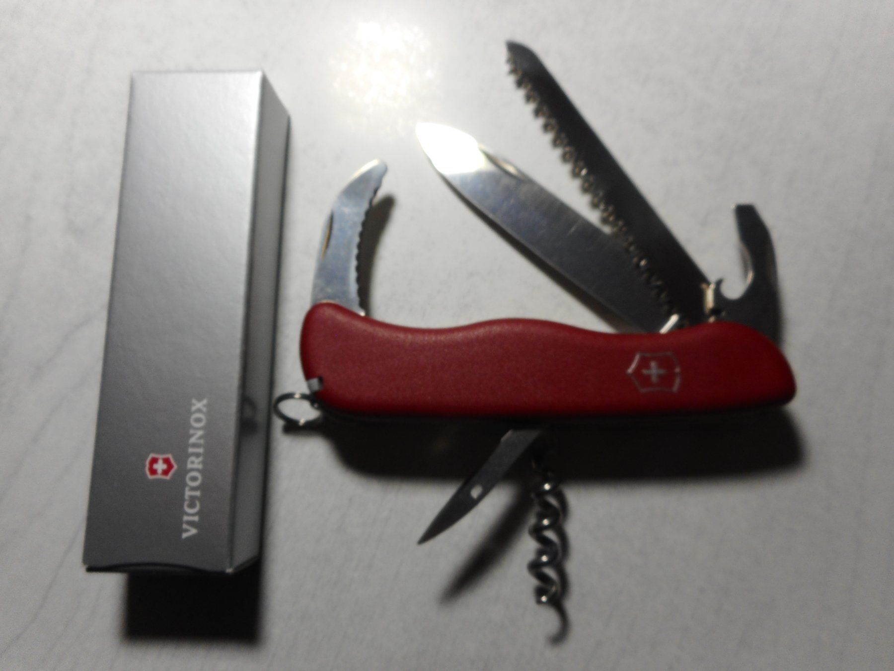 Victorinox Hunter SL rot mit geprägtem Wappen / Rar (Neu und ...