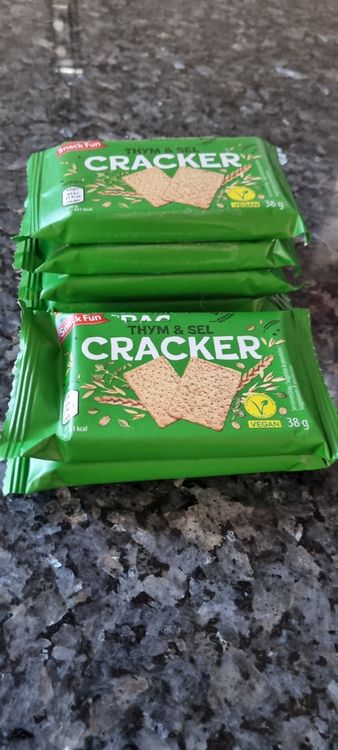 Snack Fun Crackers Thym & Sel Vegan - 6 Stück, Neu! (Neu (gemäss ...