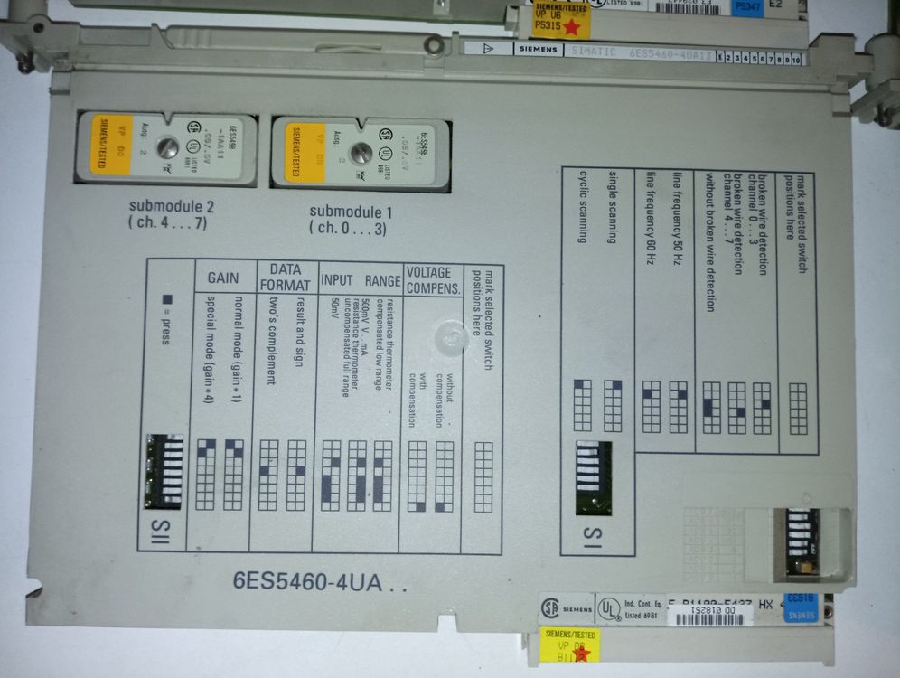 Siemens SIMATIC S5 CPU / Module (konvolut 3) / 6ES5xxx-xxxx (Gebraucht ...