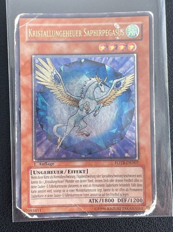 FOTB-DE007 Kristallungeheuer Saphirpegasus Ultimate Rare 1st | Kaufen auf Ricardo