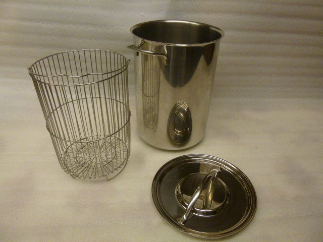 Topf - mit Innenkorb - für Gemüse - (UNGEBRAUCHTE) (Neu (gemäss ...