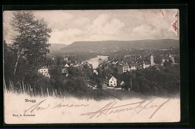 AK Brugg, Teilansicht, 1905 | Kaufen auf Ricardo