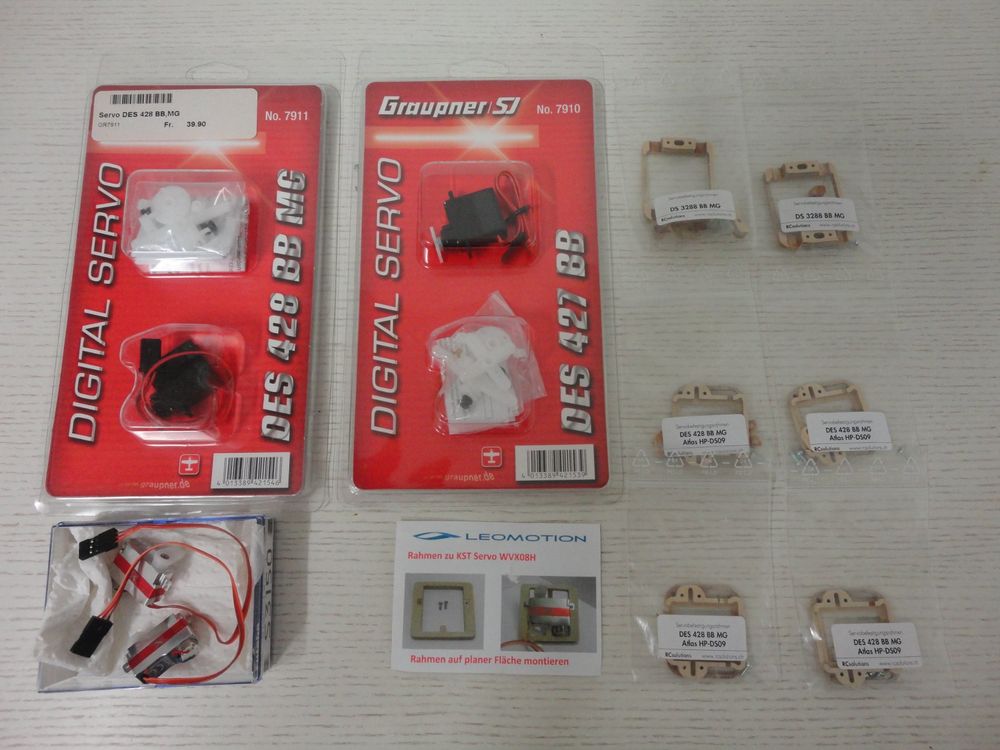 Digital Servos DES 27BB Graupner und KST versch. Neu (Neu und originalverpackt) in Sirnach für ...