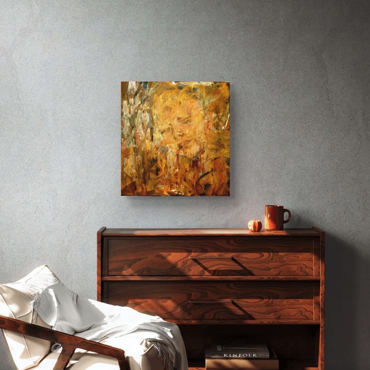 Bild Acryl 50x50 "Across generations" / Modern / Unikat | Kaufen auf Ricardo