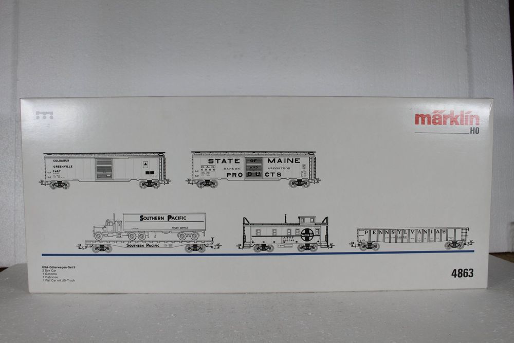 Märklin 4863 USA Güterwagen Set | Kaufen auf Ricardo
