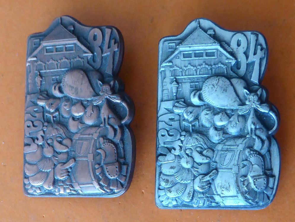 Luzern Fasnacht 1984 Silber und Kupfer (Gebraucht) in Aesch BL für CHF 3 – mit Lieferung auf ...