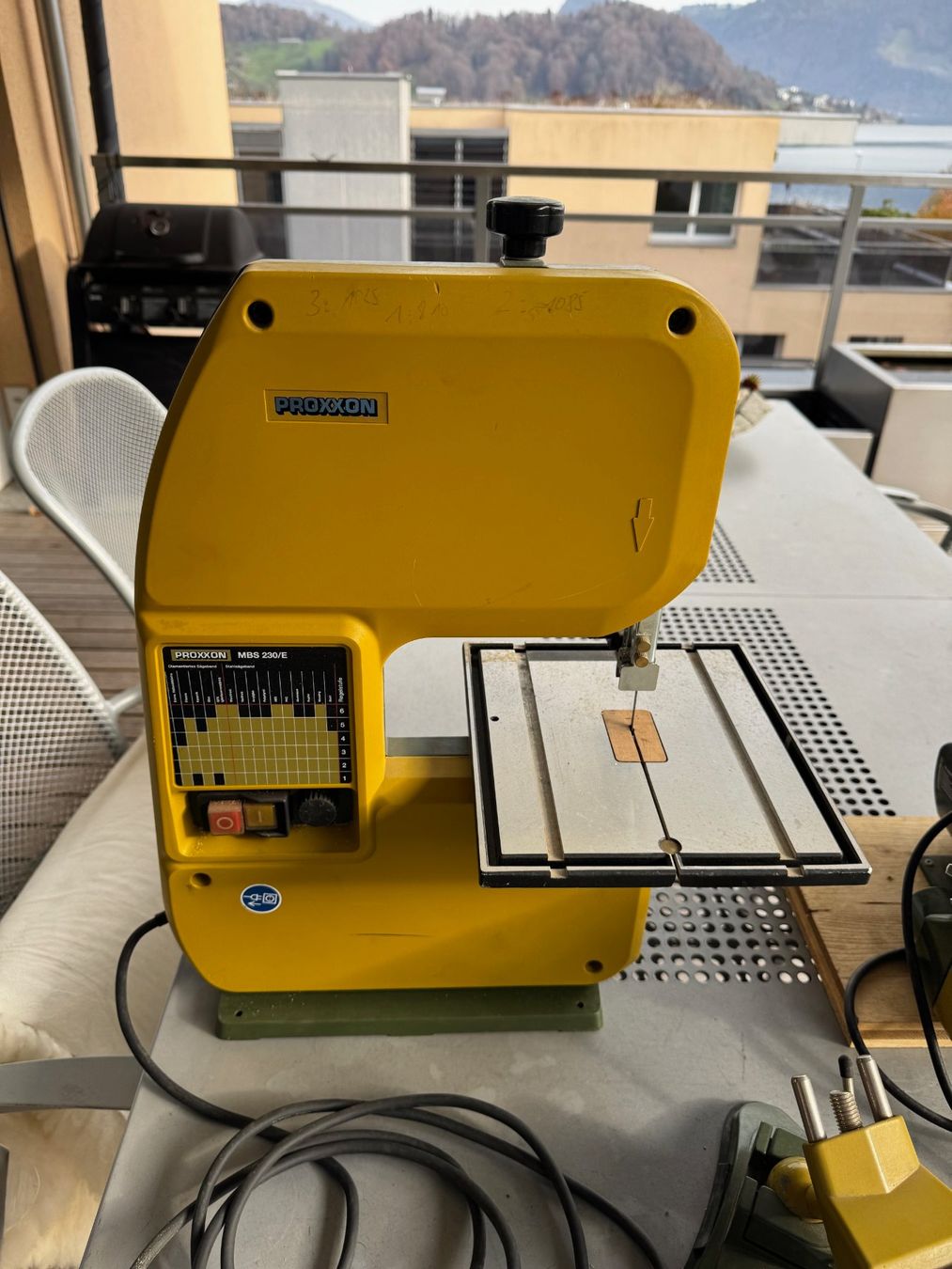 PROXXON Bandsäge MBS230/E - Tellerschleifgerät TG230/E (Gebraucht) in ...