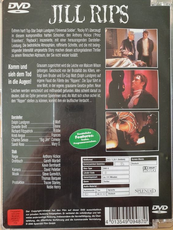 Jill Rips - Dolph Lundgren | Kaufen auf Ricardo