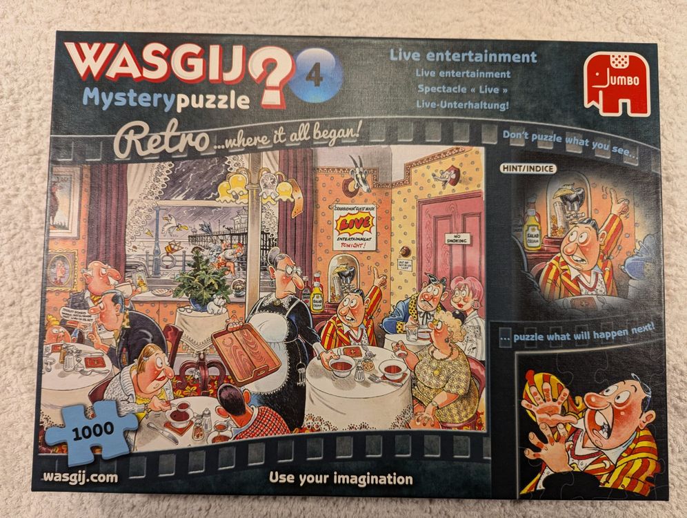 Wasgij Retro Puzzle Nr 4, 1000 Teile (Gebraucht) in Goldingen für CHF ...