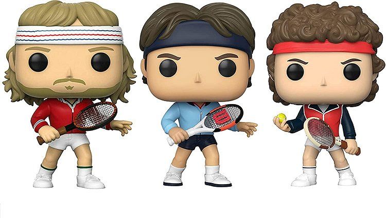 Tennis Funko Pop Combo, Roger Federer, Borg and McEnroe ! (Neu und ...
