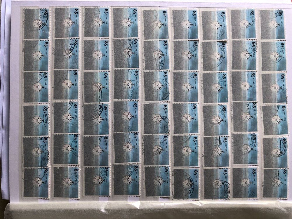 Nr.1108 mit Stempel Bahnhofuhr 54 Stück | Kaufen auf Ricardo