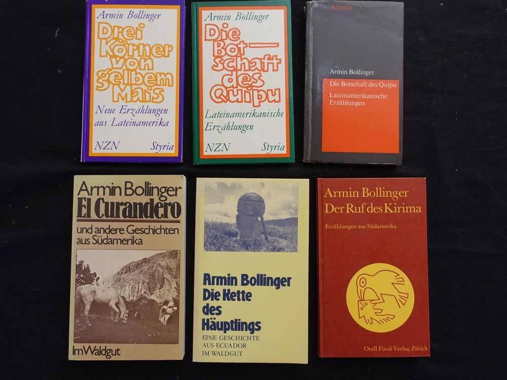 Grosses Armin Bollinger-Paket - Sechs Bücher, alle signiert (Gebraucht ...