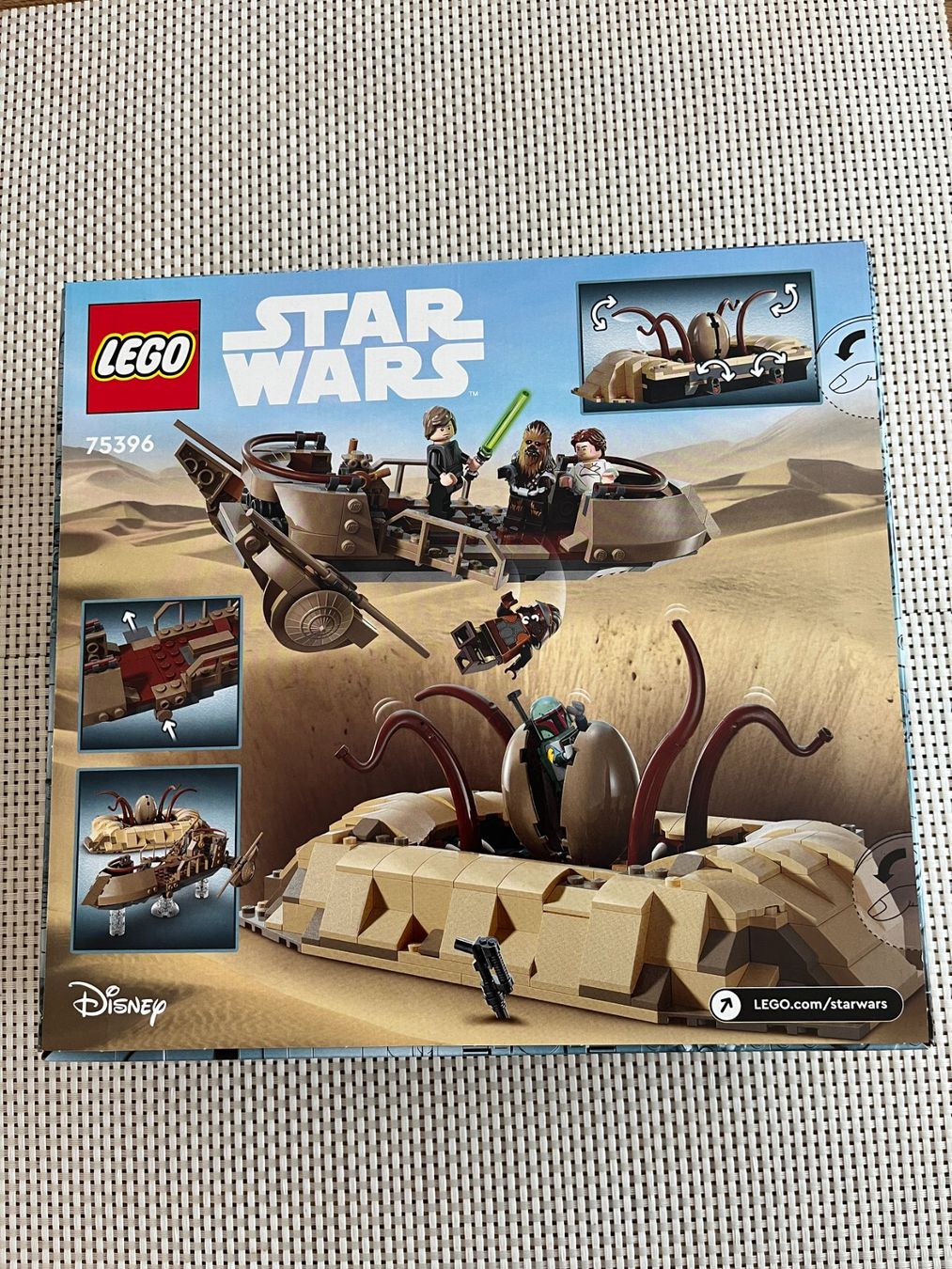 LEGO Star Wars 75396 Wüsten-Skiff Sarlacc-Grube Desert Skiff (Neu und ...