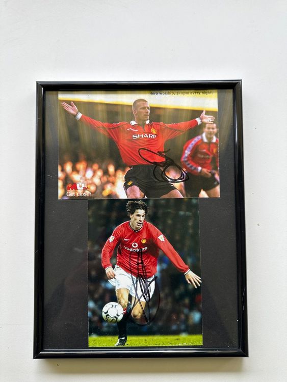 Manchester United Beckham, Nistelroy Autogramm (Gebraucht) in ...
