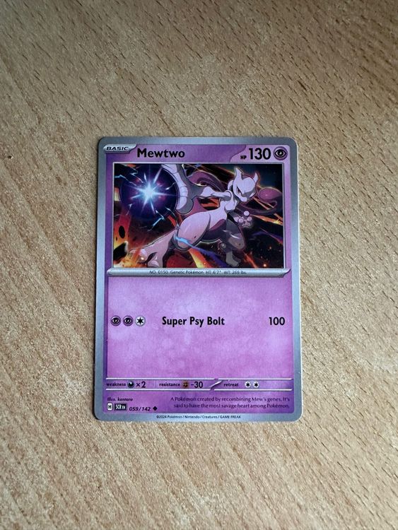 Pokémon Mewtwo 059/142 stellar crown | Kaufen auf Ricardo
