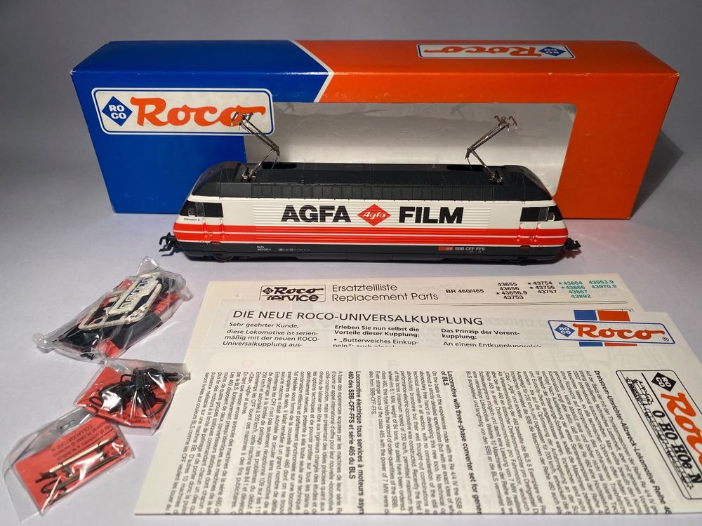 ROCO E-Lok SBB RE460 AGFA, DC ANALOG, 43652 (Gebraucht) in Buchrain für ...