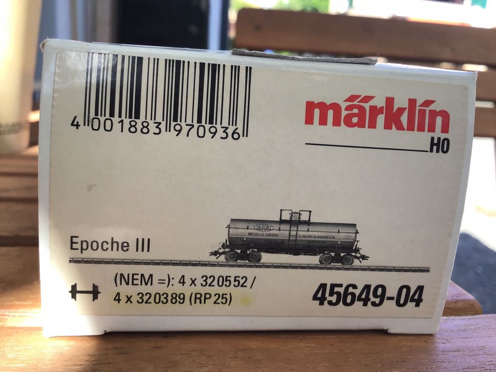 Märklin H0 45649-04 Kesselwagen "DU PONT", Epoche III (Neu und ...