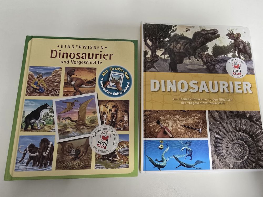 Kinderwissen: Dinosaurier und Vorgeschichte, 2 Bücher set (Gebraucht ...