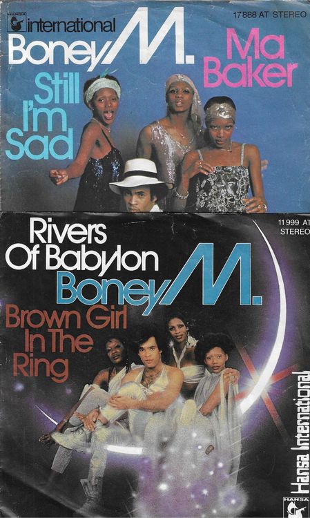 Boney M 2 SP's - Rivers Of Babylon & Ma Baker (Gebraucht) in Savagnier ...