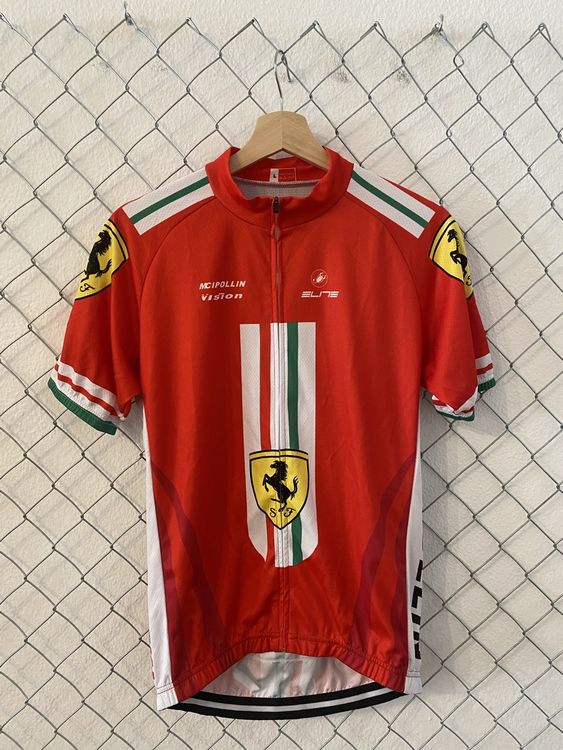 90’s Vintage Ferrari Cycle Jersey Size L Mcipollin Vision (Gebraucht ...