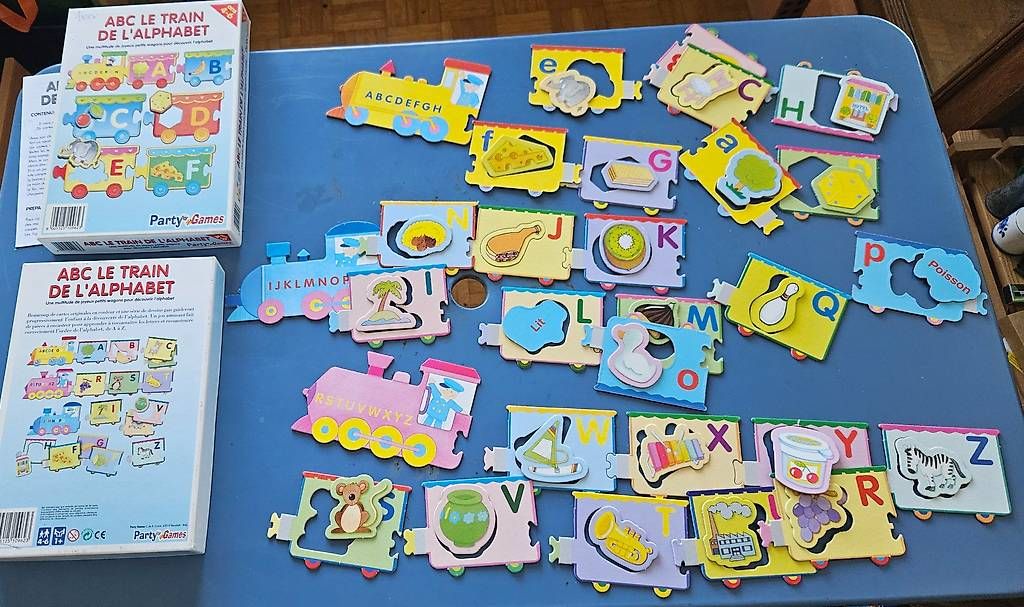 Jeu de 3-6 ans : ABC le train de l alphabet (D'occasion) à Carouge GE ...