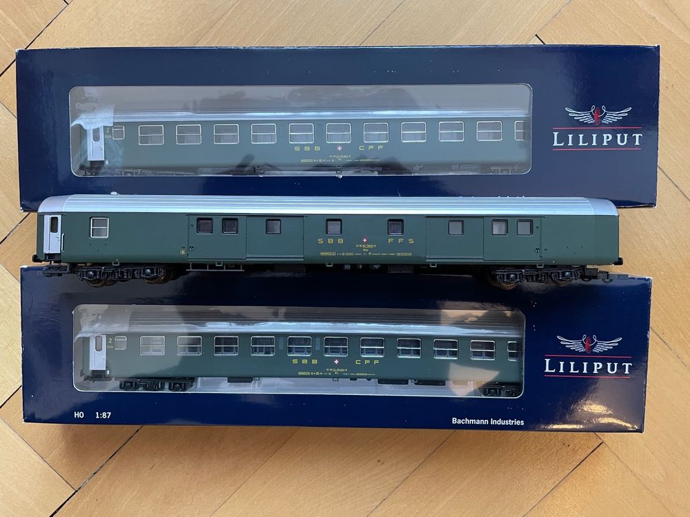 2x Liliput 388234 SBB RIC Bm 2. Kl. + Jouef Dms | Kaufen auf Ricardo