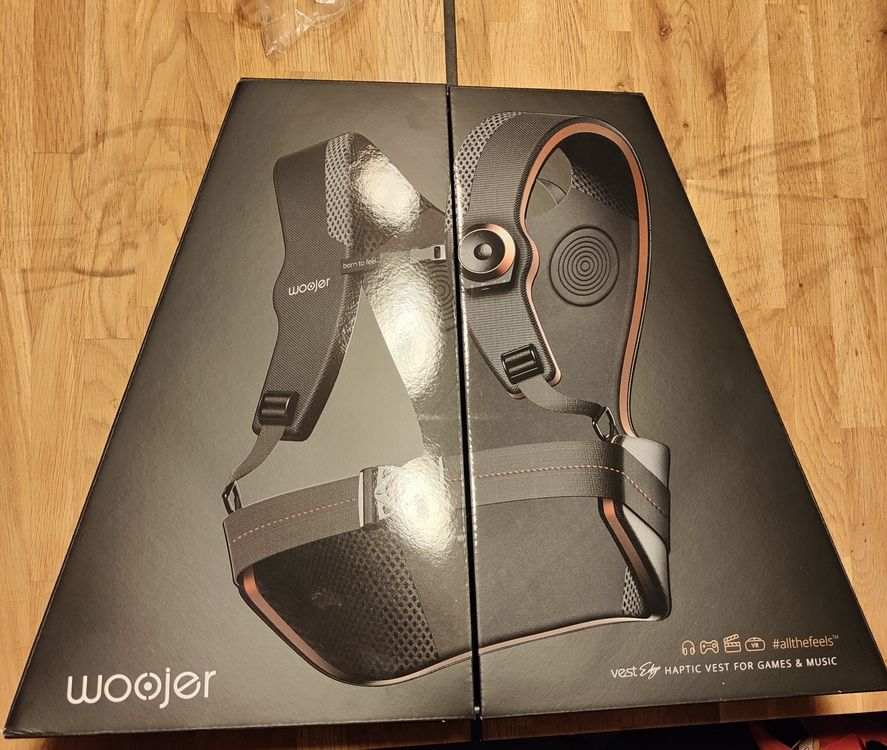 Woojer Vest Edge - Haptisches Feedback für Games & Musik (Gebraucht) in ...