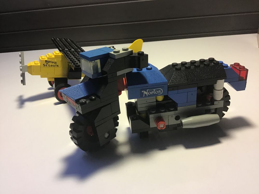 2 alte Lego Modelle von 1976 "NORTON MOTORRAD/FLUGZEUG | Kaufen auf Ricardo