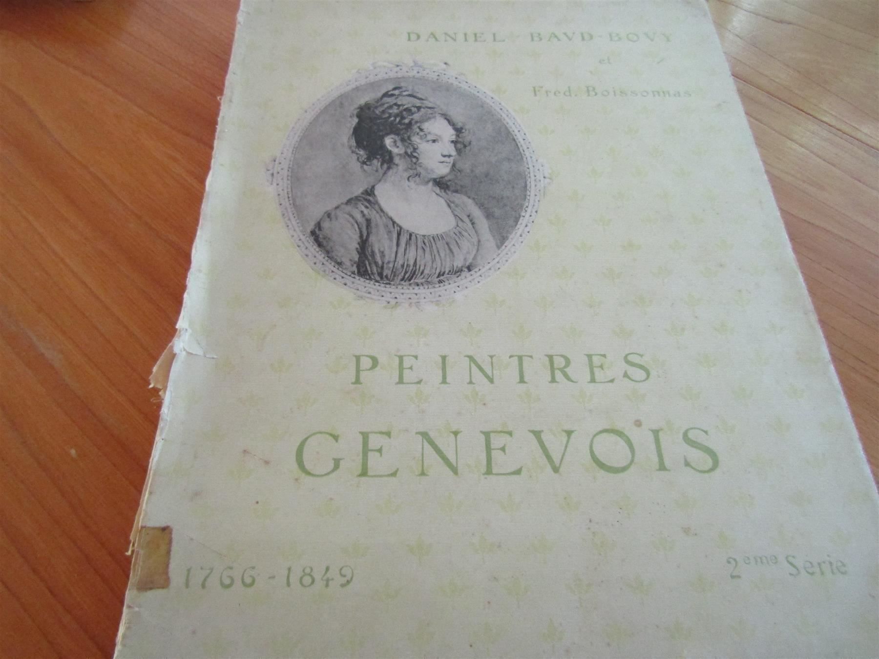 Buch Peintres Genevois 2eme Série 1766-1849 (Nr.14) (Defekt) in ...