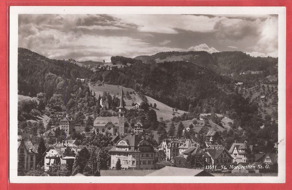 St. Margrethen - Fotokarte 1939 (Gebraucht) in Fislisbach für CHF 4 – mit Lieferung auf Ricardo ...