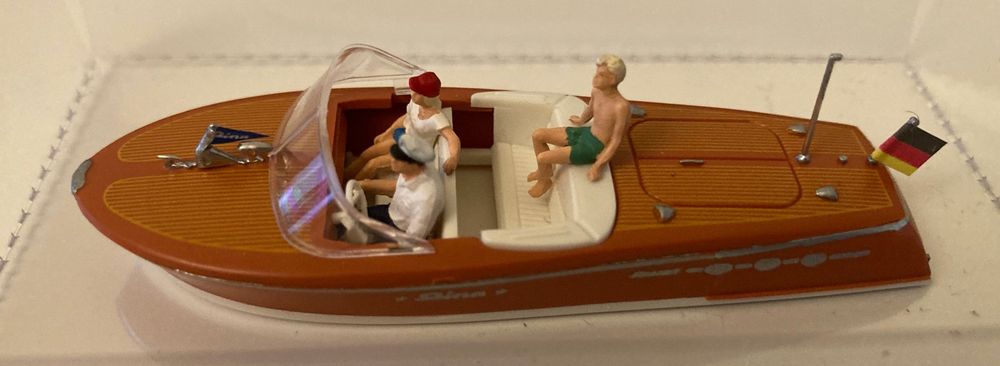Original Preiser-Motorboot Riva Ariston-Modell 1:87 - H0 (Neu und ...