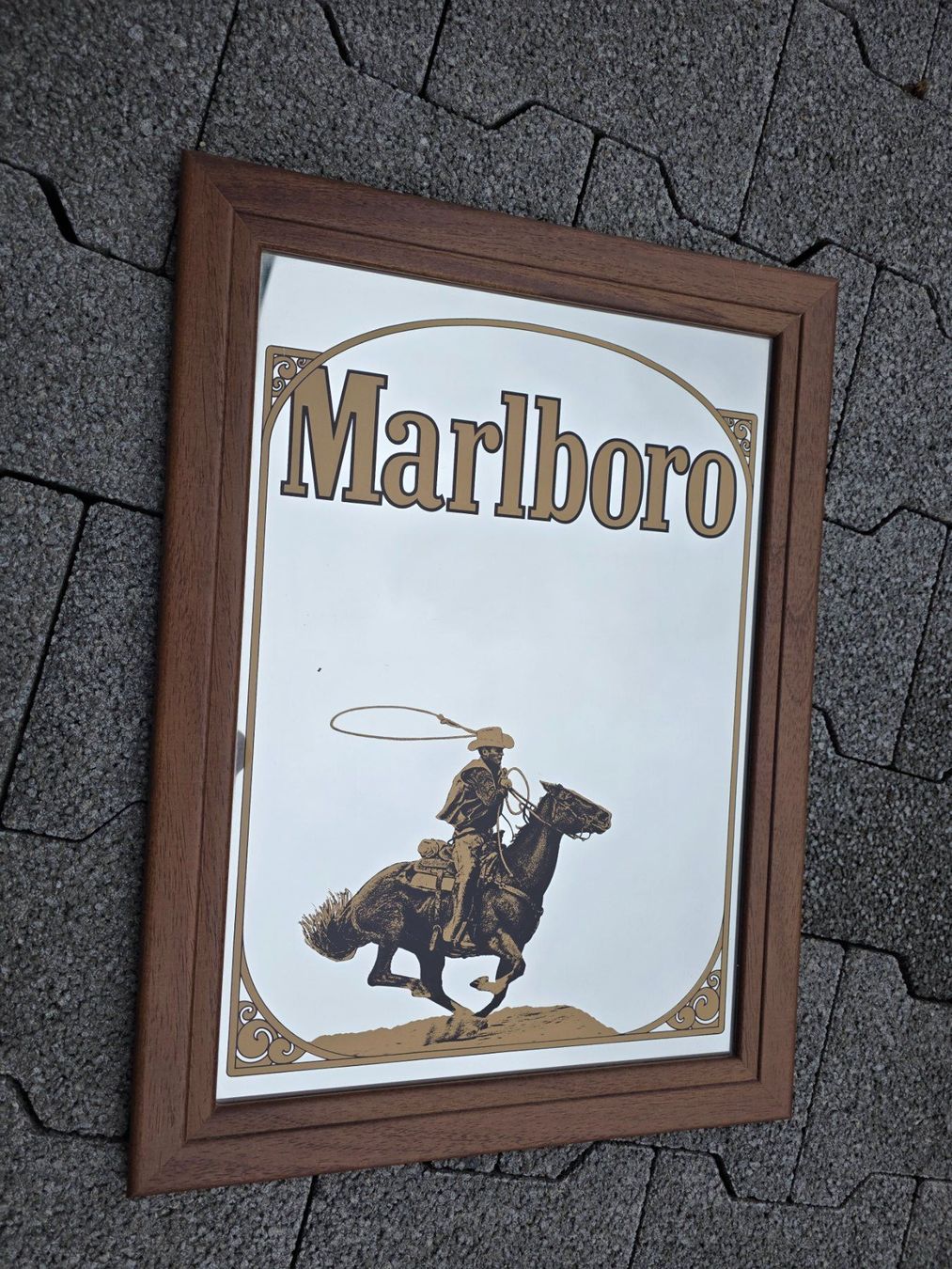 Marlboro Kult Werbe Spiegel Bild - 50 cm x 38 cm (Gebraucht) in ...