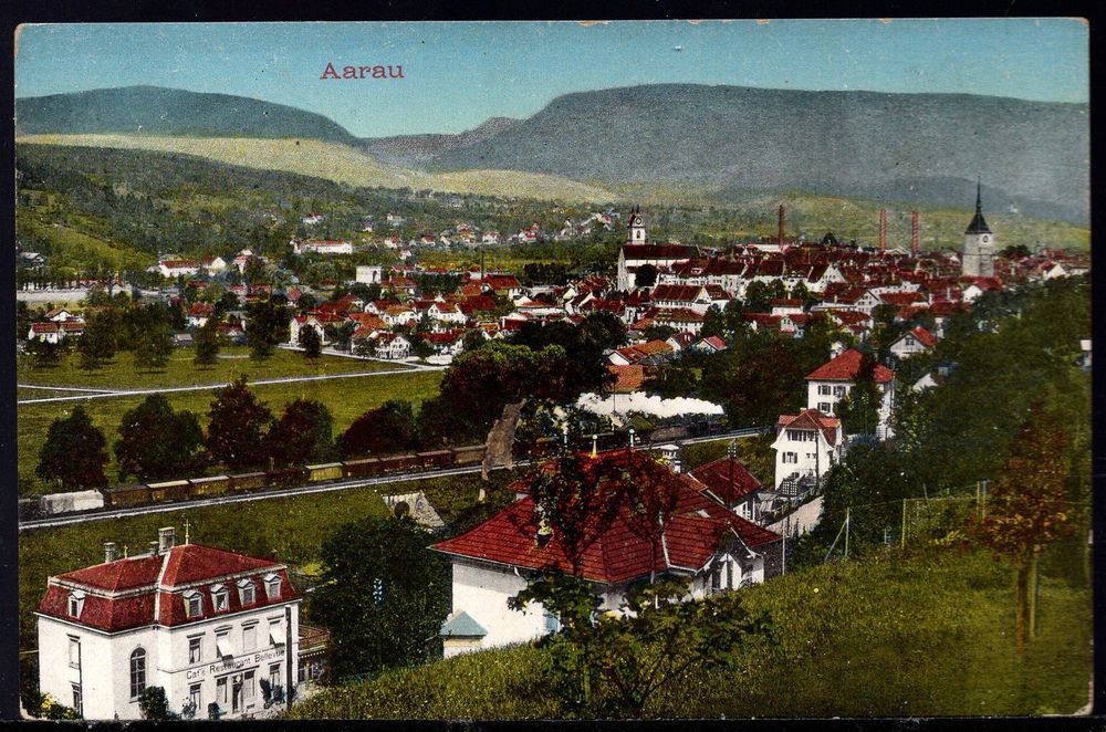 Aarau - Dampflock - Blick auf die Stadt (Gebraucht) in Aarau für CHF 8 – mit Lieferung auf ...