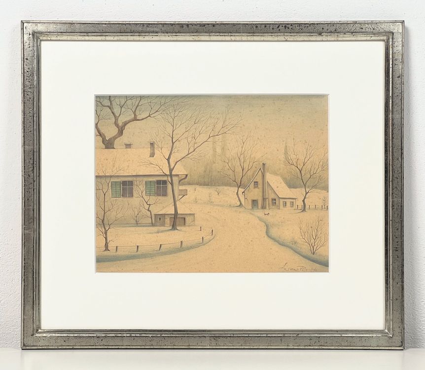 Willy Roth, 1908 - 1952, Rheinfelden | Winterlandschaft (Gebraucht) in ...