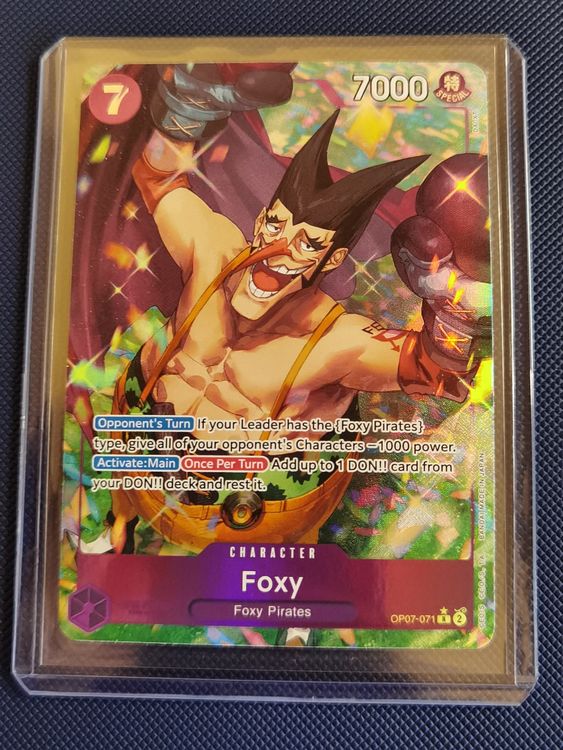 One Piece TCG Foxy AA OP07 EN (Gebraucht) in Zollikofen für CHF 4.5 ...