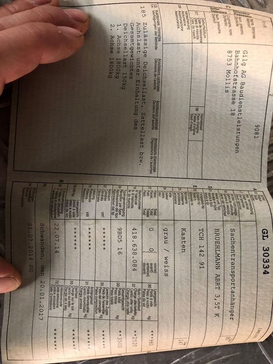 Brühlmann ABRT 3.5t K (Gebraucht) in Näfels für CHF 5200 – mit Lieferung auf Ricardo kaufen