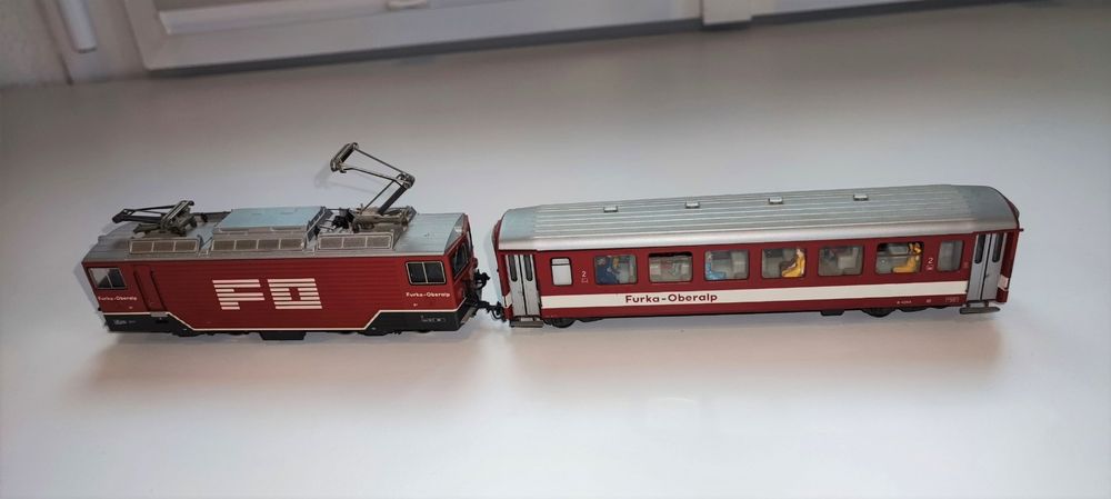 Modellbahn BEMO Lok Ge 4/4 und Personenwagen Furka Oberalp (Gebraucht) in Mosnang für CHF 95 ...