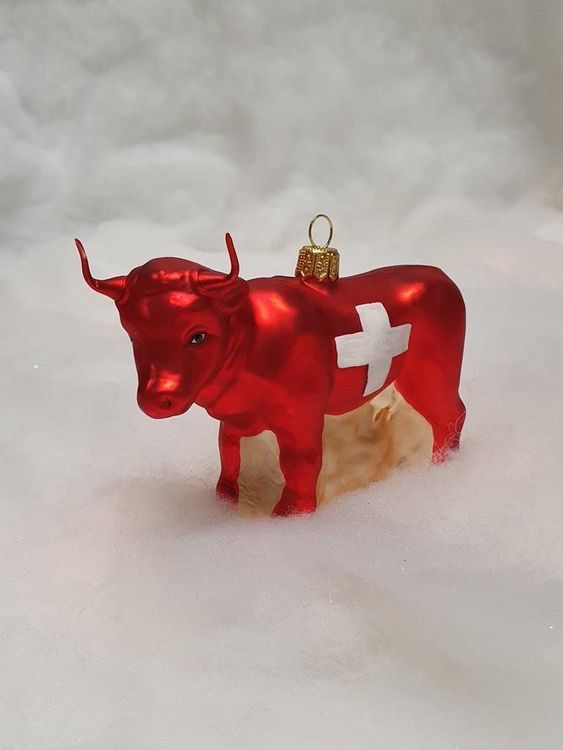 Weihnachtskugel Schweizer Kuh | Kaufen auf Ricardo