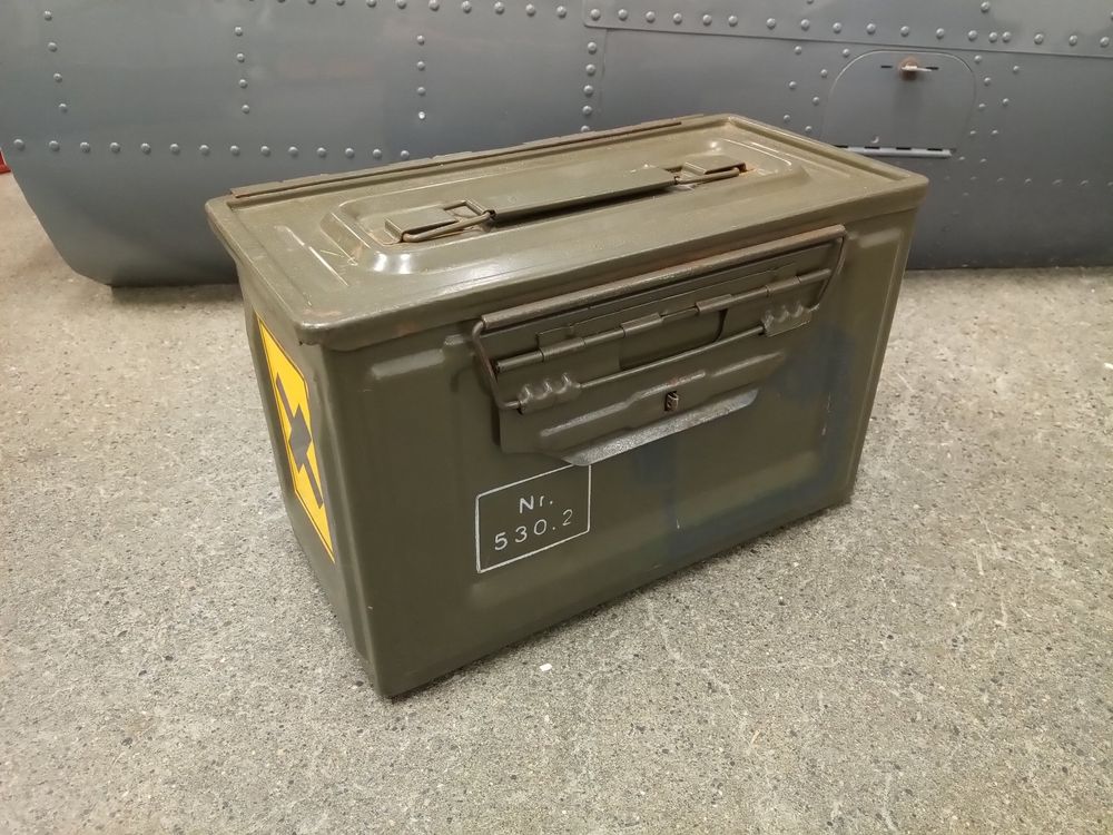 Munitionskiste schweizer Armee MG64, 12.7mm (Gebraucht) in Krauchthal ...