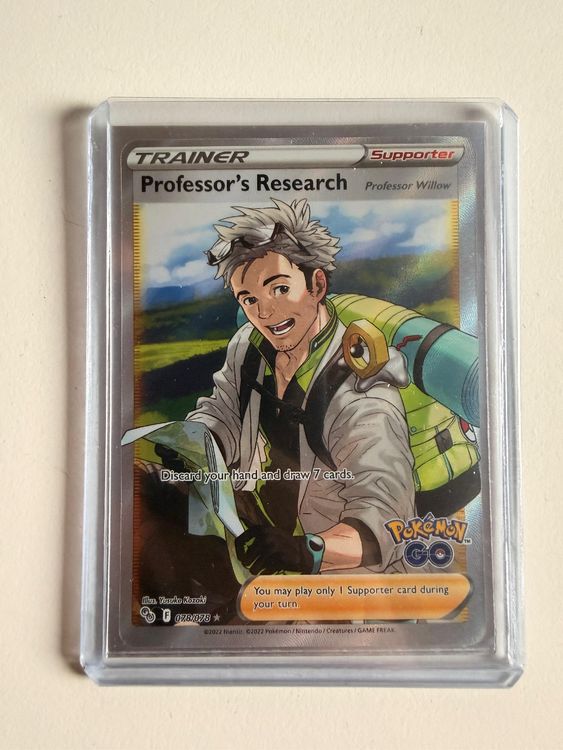 Professor's Research (Professor Willow) seltene Karte! (Neu (gemäss ...