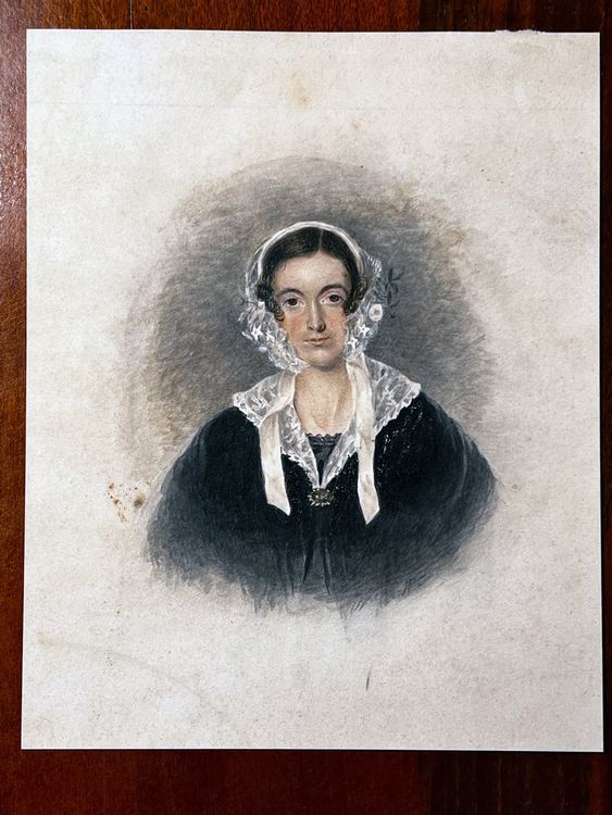 Unbek. Meister: zartes Portrait einer jungen Frau, 19. Jh (Gebraucht ...