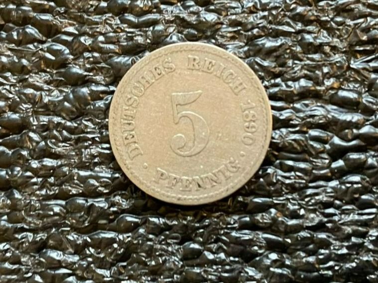 5 Pfennig Deutsches Reich 1890 A | Kaufen auf Ricardo