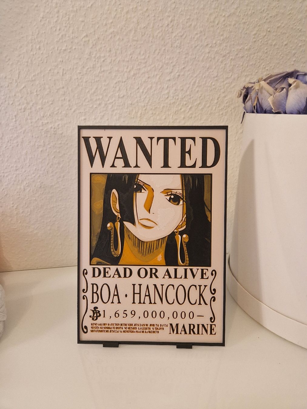 One Piece - Boa Hancock Wanted Poster - Neu Zustand! (Neu (gemäss ...