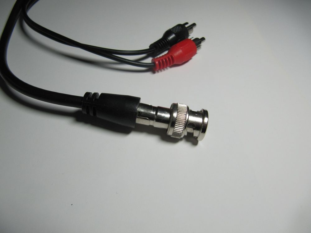 AdapterKabel Din-5 Pol 180° auf 2xCinch/1Cinch/BNC #K7 | Kaufen auf Ricardo