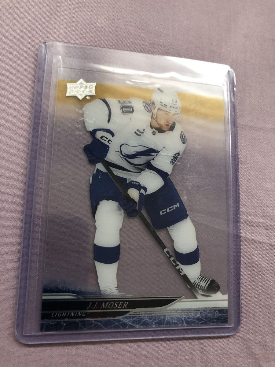 Janis Moser EHC Biel NHL Hockey Card clear Cut (Gebraucht) in ...
